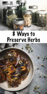 8 Ways to Preserve Herbs